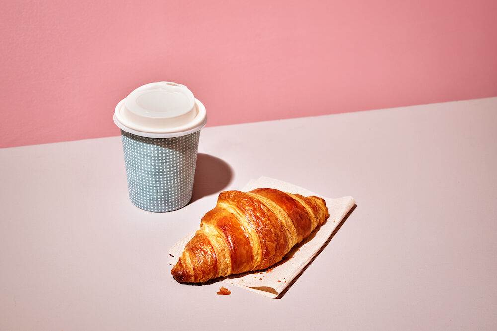 Golden roomboter croissant recht | Pastridor